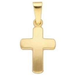 Adelia&acute;s Kreuzanh&auml;nger ADELIA ́S "Damen & Herren 333 Gold Kreuz Anh&auml;nger", gold, Schmuckanh&auml;nger, Damen, Gold, f&uuml;r Damen & Herren
