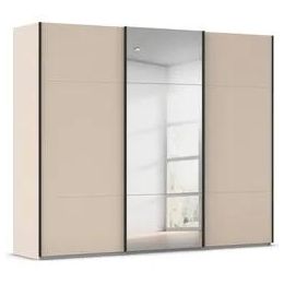 Schwebet&uuml;renschrank Rauch "Kleiderschrank Schrank Garderobe Schlafzimmerschrank CONTIDO", beige (beige (champagner)), B:271cm H:223cm T:68cm, Holzwerkstoff, Schr&auml;nke, Schwebet&uuml;renschrank, aus hochwertigem Material in 6 Breiten 2 Griff-Farben MADE IN GERMANY