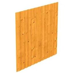 Skan Holz Carport-Seitenwand SKANHOLZ, braun (eiche hell), B:230cm H:220cm, Holzwerkstoff, Gartenhaus-Seitenw&auml;nde, aus Deckelschalung 20x120mm