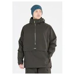 Skijacke SLOPE "Ruki", Herren, Gr. XXS, grau, 100% Polyester, unifarben, normal, ohne Ausschnitt, Jacken Skijacke, Im wetterfesten Anorak-Design