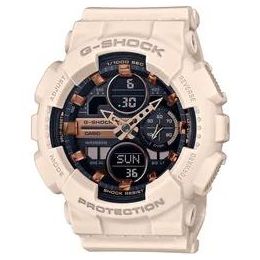 Chronograph Casio G-SHOCK, beige (ros&eacute;, schwarz), Armbanduhren, Damen, Chronograph, Quarzuhr, Armbanduhr, Damen, Herren,Digitaluhr, bis 20 bar wasserdicht