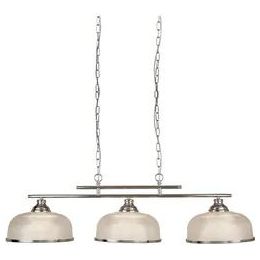 Searchlight H&auml;ngeleuchte "H&auml;ngeleuchte Bistro II, 3-flammig", silber (silberfarben, transparent), 3, H: 27cm, 1 Stk., Leuchten, Klassisches Ambiente, H&auml;ngeleuchte