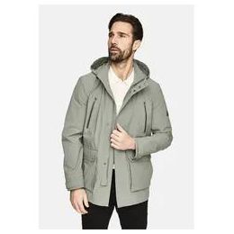 Outdoorjacke NEW CANADIAN "Cotton Touch", Herren, Gr. 56, gr&uuml;n, 100% Polyester, unifarben, lang, ohne Ausschnitt, Jacken Outdoorjacke, im locker-leichten Design