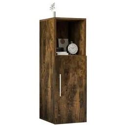 Nachttisch Vcm "Holz Nachttisch Beistellm&ouml;bel Seitenschrank Narila", braun (eiche vintage), Tische, Nachttisch