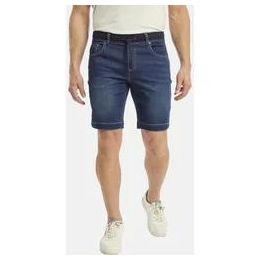 Shorts Jan Vanderstorm "Jeansshort GULLBRAND", Herren, Gr. 74, N-Gr, blau (dunkelblau), Obermaterial: 60% Baumwolle CO. 38% Polyester COOLMAX PES(Coolmax). 2% Elasthan EL., Hosen Shorts