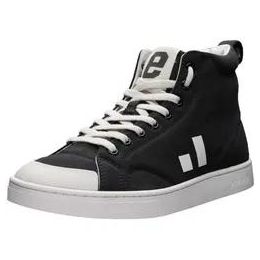 Sneaker Ethletic "Active Hi Cut", Herren, Gr. 39, schwarz (jet schwarz, just wei&szlig;), Obermaterial: 100% Baumwolle; Futter: 100% Baumwolle; Decksohle: 100% Baumwolle; Sohle: 100% Naturkautschuk, Schuhe Sneaker, Keine Angabe