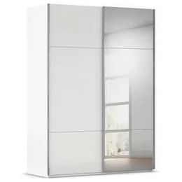 Schwebet&uuml;renschrank Rauch "Kleiderschrank Schrank Garderobe Schlafzimmerschrank CONTIDO", wei&szlig; (alpinwei&szlig;, glas kristallwei&szlig;), B:162cm H:223cm T:68cm, Holzwerkstoff, Schr&auml;nke, Schwebet&uuml;renschrank, aus hochwertigem Material in 6 Breiten 2 Griff-Farben MADE IN GERMANY
