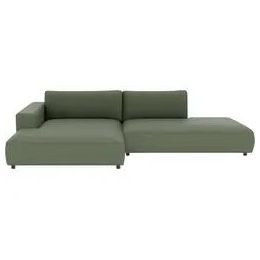 Ecksofa Musterring "Lucia", gr&uuml;n (turtle), B:330cm H:81cm T:190cm, 100% Polyester, Sofas, Ecksofa, verschiedene Farben, gro&szlig;er Longchair mit Armlehne, B330 x T190 cm