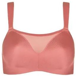 Sport-BH LISCA "Sport BH ohne B&uuml;gel Lifestyle", Damen, Gr. 90, Cup C, rosa (rose porcelain), Stoff, Obermaterial: 80% Polyamid PA. 20% Elasthan EL., BHs Sport-BH