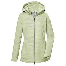 Funktionsjacke "GS 67 WMN JCKT", Damen, Gr. 44, gr&uuml;n, Obermaterial: 100% Polyester;Futter: 100% Polyester, G.I.G.A. DX BY KILLTEC, Jacken Funktionsjacke, Gestreifte Damen Outdoorjacke, wasserabweisend, 2-Wege-Rei&szlig;verschluss