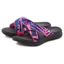Badepantolette Venice Beach "Sandale, Badeschuh, Sommerschuhe, Badelatsche, Flip Flop, Badeschlappe", Damen, Gr. 43, pink (pink, schwarz), Obermaterial: 100% Textilmaterial. Decksohle: 100% Synthetik. Futter: 100% Textilmaterial. Laufsohle: 100% Synthetik, gemustert, mehrfarbig, Schuhe, mit wasserabweisender und leichter Sohle VEGAN