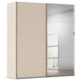 Schwebet&uuml;renschrank Rauch "Kleiderschrank Schrank Garderobe Schlafzimmerschrank CONTIDO", beige (beige (champagner)), B:201cm H:223cm T:68cm, Holzwerkstoff, Schr&auml;nke, Schwebet&uuml;renschrank, aus hochwertigem Material in 6 Breiten 2 Griff-Farben MADE IN GERMANY