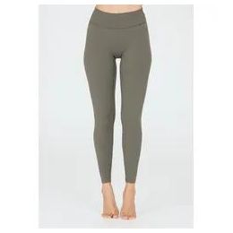 ENDURANCE ATHLECIA Trainingstights ATHLECIA "Luxe", Damen, Gr. 36, EURO-Gr&ouml;&szlig;en, grau, 80% Polyamid, 20% Elasthan, unifarben, Hosen, mit Kompressionswirkung