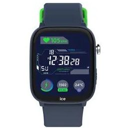 Ice Watch Smartwatch ICE-WATCH "ICE smart junior 3.0 - Find My - 1.75", blau (dunkelblau), Smartwatches, Kinder, Smartwatch, Armbanduhr, Kinderuhr, Silikonarmband, Bluetooth, Geschenkidee,digital