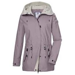 Funktionsjacke "GS 72 WMN JCKT", Damen, Gr. 36, lila (lavendel), Obermaterial: 100% Polyester;Futter: 100% Polyester, G.I.G.A. DX BY KILLTEC, Jacken Funktionsjacke, Wind- und wasserdichte Jacke mit urbanem Look und gro&szlig;er Kapuze