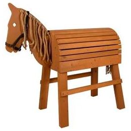 Holzpferd Small Foot "braun", braun, Stehtiere, KinderB:53cm H:111cm L:111cm, B:53cm H:111cm L:111cm