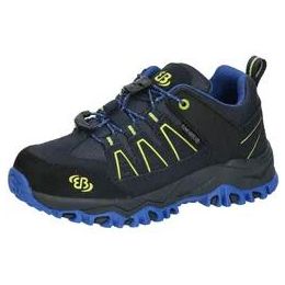 Br&uuml;tting Outdoorschuh BR&Uuml;TTING "Outdoorschuh Mount Pinos Kids Low", Kinder, Gr. 33, blau, Veloursleder, Schuhe Outdoorschuh