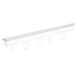 Gardinenschiene SN DECO GROUP "Objektschiene RS" Gr. 1, wei&szlig;, L:150cm T:1,87cm, Aluminium, Gardinenstangen, Gardinenschiene, vorgebohrt, Aluminium, Innenlauf, Vorhangschiene