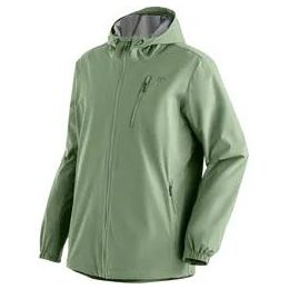 Regenjacke Maier Sports "ArorA Loop M", Gr. 50, gr&uuml;n (heugr&uuml;n), 100% Polyester, Jacken Regenjacke, Herren Jacke wasserdicht, moderner Windbreaker, Outdoorjacke, Reg. Fit