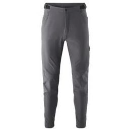Fahrradhose Gonso "TRAIL PANTS M", Herren, Gr. XL, Normalgr&ouml;&szlig;en, grau, 85% Polyester, 10% Elasthan, 5% Polyamid, Hosen Fahrradhose, Herren MTB-Hose ohne Sitzpolster, lange Radhose, verstellbarer Bund