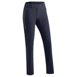 Outdoorhose Maier Sports "Lulaka Loop", Damen, Gr. 72, Langgr&ouml;&szlig;en, blau (dunkelblau), 100% Polyester, Hosen Outdoorhose, Damen Wanderhose, atmungsaktive Funktionshose, Regular Fit