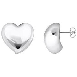 Paar Ohrstecker Thomas Sabo "Bold Elegance Herzform", silber (silberfarben), Ohrringe, Damen, Silber 925 (recycelt)