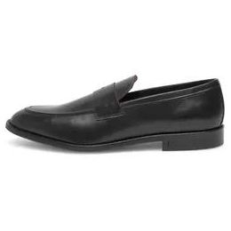 Loafer Henry Stevens "Wallace PL", Herren, Gr. 41, schwarz, Kalbsleder, Schuhe Loafer