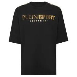 T-Shirt Plein Sport "T-Shirt", Jungen, Gr. L, 0294, schwarz, lightgold, Obermaterial: 100% Baumwolle, Shirts T-Shirt