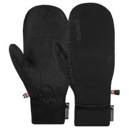 F&auml;ustlinge Reusch "Kavik TOUCH-TEC STORMBLOXXTM Mitten", Damen, Gr. 7, schwarz, 74% Polyester, 25% Ziegenleder, 1% Elasthan, mehrfarbig, Handschuhe F&auml;ustlinge, mit winddichter und extra atmungsaktiver Funktion