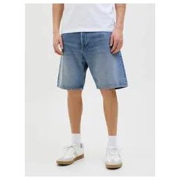 Jack & Jones Relaxshorts JACK & JONES "JJITONY JJORIGINAL SHORTS SBD 210 SN", Herren, Gr. M, N-Gr, blau (blau denim pack:am 404), Web, Obermaterial: 100% Baumwolle, unifarben, relaxed fit kniefrei, Hosen, im Five-Pocket Style