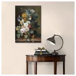 Leinwandbild Art for the home "Stillleben Blumen", bunt (farbe bild(er): mehrfarbig), B:70cm H:60cm, Bilder, Leinwandbild, Stillleben mit Blumen 100 x 70 cm