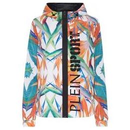 Blouson Plein Sport "Flowers", Damen, Gr. M, 0121, wei&szlig;, multicolorot, Obermaterial: 100% Polyester. Futter: 100% Polyester, Jacken Blouson