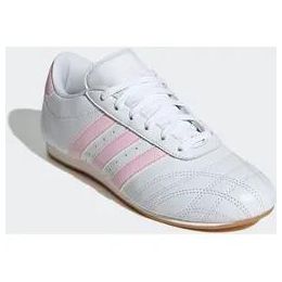 Sneaker Adidas ORIGINALS "TAEKWONDO", Damen, Gr. 39, cloud wei&szlig;, clear pink, gum 3, Leder, Schuhe Sneaker