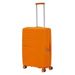 Hartschalen-Trolley American Tourister "FASTFORWARD, verschiedene Gr&ouml;&szlig;en und Farben", Gr. B/H/T: 46cm x 68cm x 26cm 67 l, orange (radiant orange), Polypropylen, unifarben, Koffer, Hartschalen-Koffer personalisierbar TSA-Schloss Volumenerweiterung