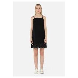 Jerseykleid FRESHLIONS "Ella", Damen, Gr. L, EURO-Gr&ouml;&szlig;en, schwarz, 100% Baumwolle, normal, Rundhals, Kleider Jerseykleid, mit atmungsaktiver Eigenschaft
