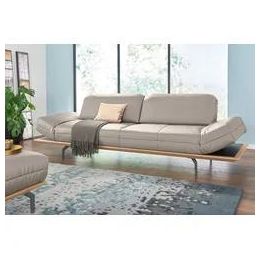 4-Sitzer "CR.420, Designsofa, Loungesofa", beige (graubeige, natur), B:252cm H:117cm T:129cm, CREATION BY ROLF BENZ, Sofas, in 2 Qualit&auml;ten, Holzrahmen in Eiche Natur oder Nu&szlig;baum, Breite 252 cm
