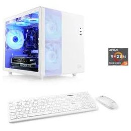 CSL PC "Cube V24185", wei&szlig;, Microsoft Windows 11 Home (64 Bit), 16 GB RAM 500 GB SSD, Desktop-PCs, PC