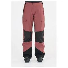 Skihose SLOPE "Bandone", Damen, Gr. XS, US-Gr&ouml;&szlig;en, rot (bordeaux), 100% Polyester, unifarben, lang, Hosen Skihose, mit wasserabweisender Membran