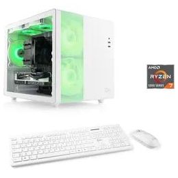 CSL PC "Cube V24204", wei&szlig;, Microsoft Windows 11 Home (64 Bit), 16 GB RAM 500 GB SSD, Desktop-PCs, PC