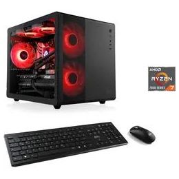 CSL PC "Cube V24215", schwarz, Microsoft Windows 11 Home (64 Bit), 32 GB RAM 1.000 GB SSD, Desktop-PCs, PC