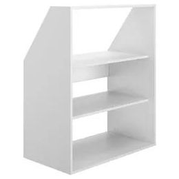 Kleiderschrank GAMI "UNDER", wei&szlig;, B:91cm H:110cm T:50cm, Schr&auml;nke, Kleiderschrank, Schr&auml;gschrank mit einer T&uuml;r
