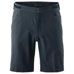 Fahrradhose Gonso "Adventure Shorts M", Herren, Gr. 5XL, Normalgr&ouml;&szlig;en, blau (nachtblau), 90% Polyamid, 10% Elasthan, Hosen Fahrradhose, Herren Radhose mit einkn&ouml;pfbarer Radunterhose mit Sitzpolster