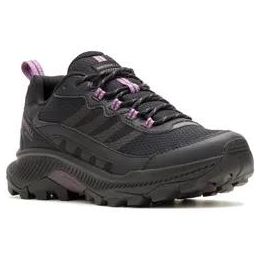 Wanderschuh Merrell "SPEED STRIKE 2 GORE-TEX", Damen, Gr. 41, schwarz, Synthetik, Schuhe Wanderschuh, wasserdicht dank Gore-Tex Membrane