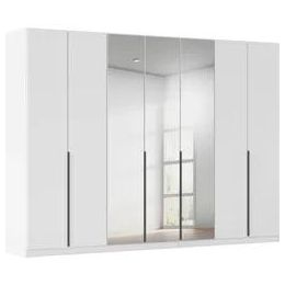 Dreht&uuml;renschrank OTTO HOME "Kleiderschrank Schrank Garderobe AGORDO mit Dekor- oder Hochglanzfront", wei&szlig; (alpinwei&szlig;), B:315cm H:229cm T:54cm, Holzwerkstoff, Schr&auml;nke, Dreht&uuml;renschrank, durchdachte Innenausstattung, in 8 Breiten und 2 H&ouml;hen MADE IN GERMANY, Topseller