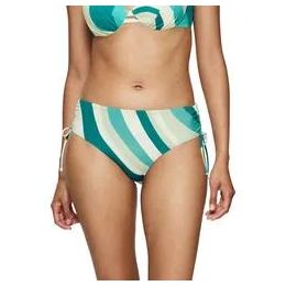 Bikini-Hose Triumph "Summer Mix & Match Midi 02 pt", Damen, Gr. 38, N-Gr, blau (blau, light combination), Microfaser, Obermaterial: 84% Polyamid, 16% Elasthan, Badehosen Bikini-Hose, verstellbare seitliche Schn&uuml;rung