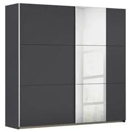 Schwebet&uuml;renschrank Rauch "Kleiderschrank Schrank Garderobe TOPSELLER AURELIO", grau (graumetallic), B:218cm H:210cm T:59cm, Holzwerkstoff, Schr&auml;nke, Schwebet&uuml;renschrank, zeitloses Design, viele Farben, Breiten 175/218/261 cm MADE IN GERMANY, Topseller