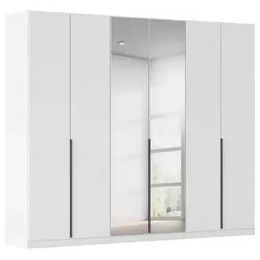 Dreht&uuml;renschrank OTTO HOME "Kleiderschrank Schrank Garderobe AGORDO mit Dekor- oder Hochglanzfront", wei&szlig; (alpinwei&szlig;), B:271cm H:229cm T:54cm, Holzwerkstoff, Schr&auml;nke, Dreht&uuml;renschrank, durchdachte Innenausstattung, in 8 Breiten und 2 H&ouml;hen MADE IN GERMANY, Topseller