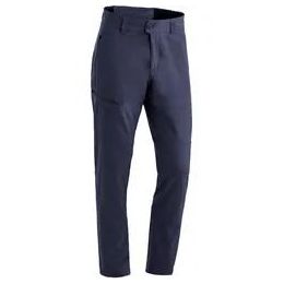 Outdoorhose Maier Sports "Nil Loop", Herren, Gr. 48, Normalgr&ouml;&szlig;en, blau (dunkelblau), 100& Polyester, Hosen Outdoorhose, Herren Wanderhose, atmungsaktive Funktionshose, Regular Fit