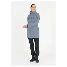 Softshelljacke WHISTLER "Thora", Damen, Gr. 50, blau (ice), 96% Polyester, 4% Elasthan, unifarben, normal, ohne Ausschnitt, Jacken Softshelljacke, in wasser- und windabweisender Qualit&auml;t