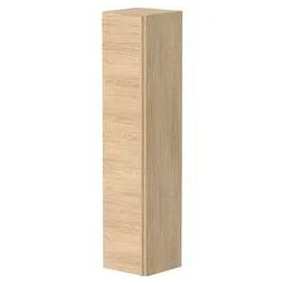 Hochschrank Welltime "Only", light oak, B:35cm H:160cm T:36,6cm, FSC-zertifizierter Holzwerkstoff, Schr&auml;nke, Hochschrank, Breite 35 cm, H&ouml;he 160 cm, mit Soft-Close-Funktion, FSC